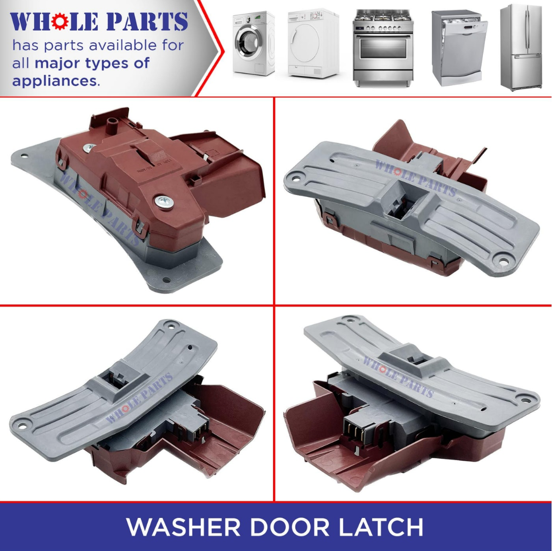 134629900 Washer/Dryer Door Latch for Frigidaire and Electrolux ...