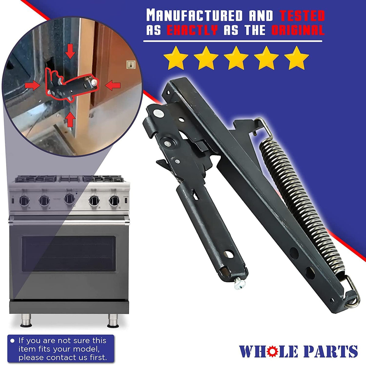 PC020007 Oven Door Hinge for Viking – WHOLEPARTS