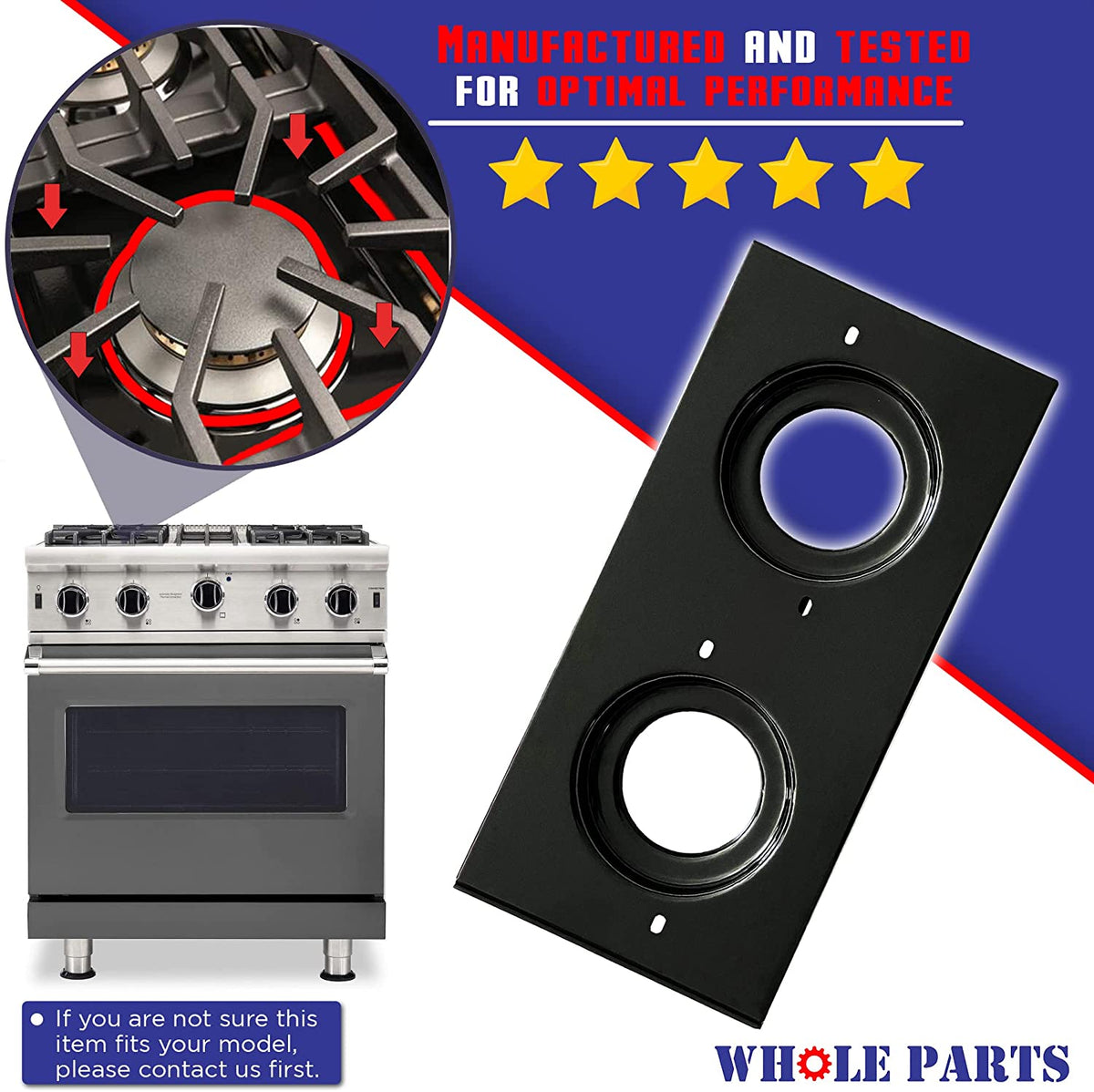 G3104566BK Grate Support for Viking – WHOLEPARTS